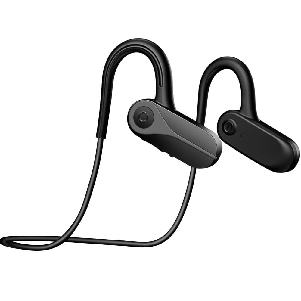 Haimni Bone Conduction Earpiece With Built In Mic And Voice Assistant ...