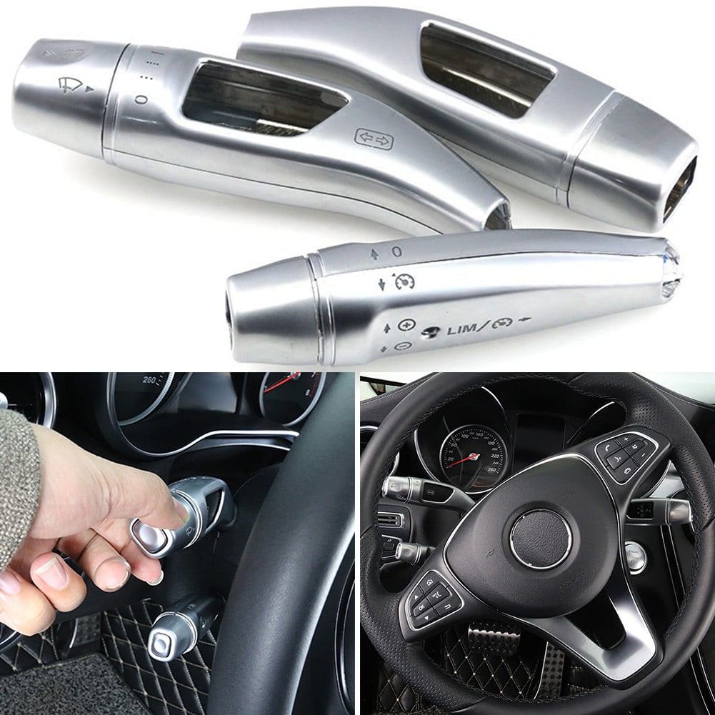 Haimni Car Chrome Shift Lever Cover Cruise Trim High-Quality Chrome Car ...
