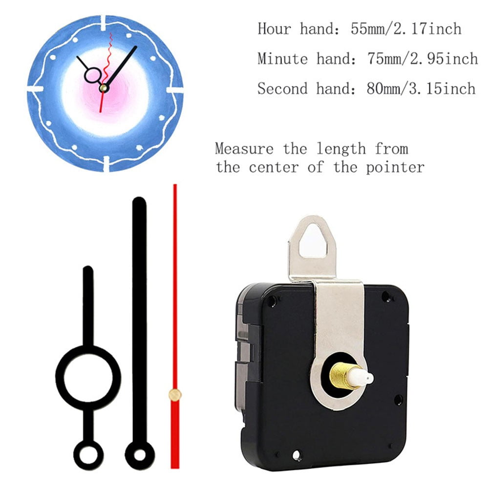 Haimni Diy Acrylic Silent Wall Clock Kit: Accurate Quartz Movement ...