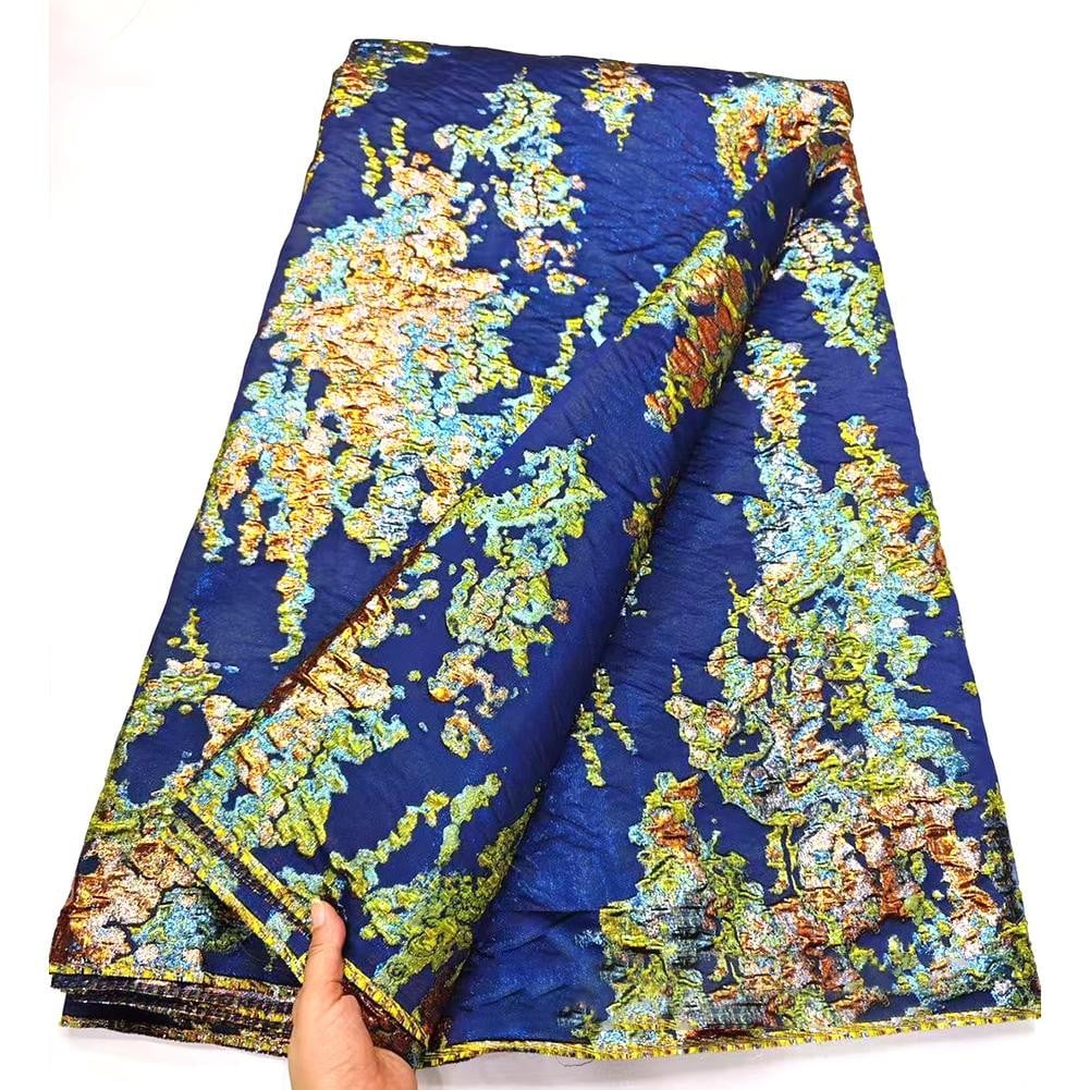 Haimni Exquisite African Gilding Brocade Fabric: Perfect For Nigerian ...