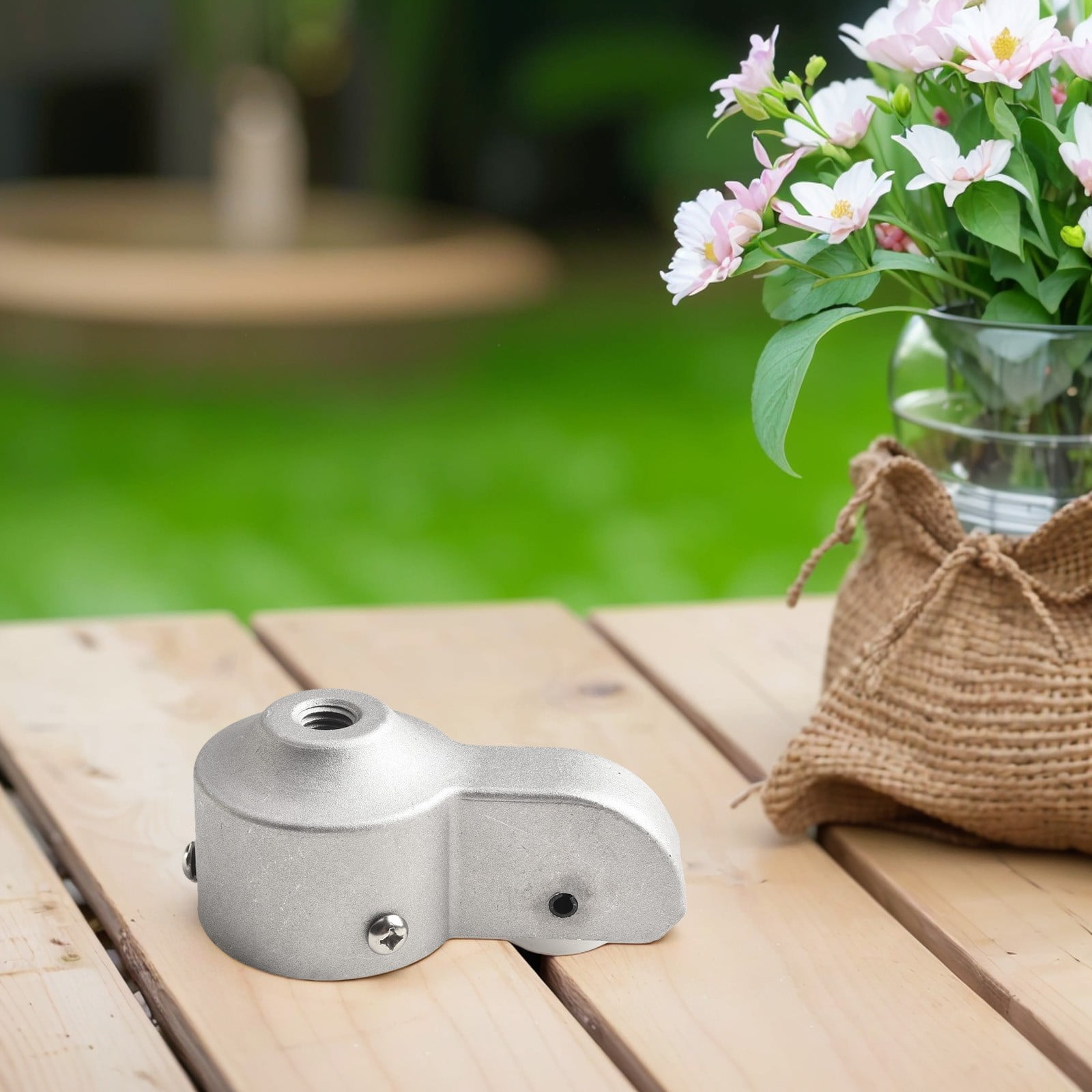 Haimni Flagpole Truck Flag Pole Part Flagpole Cap Truck Pulley Alloy ...