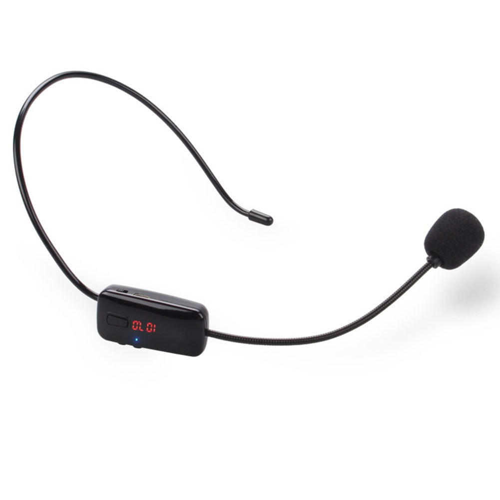 Haimni Fm Wireless Microphone Headset Megaphone Radio Mic For ...