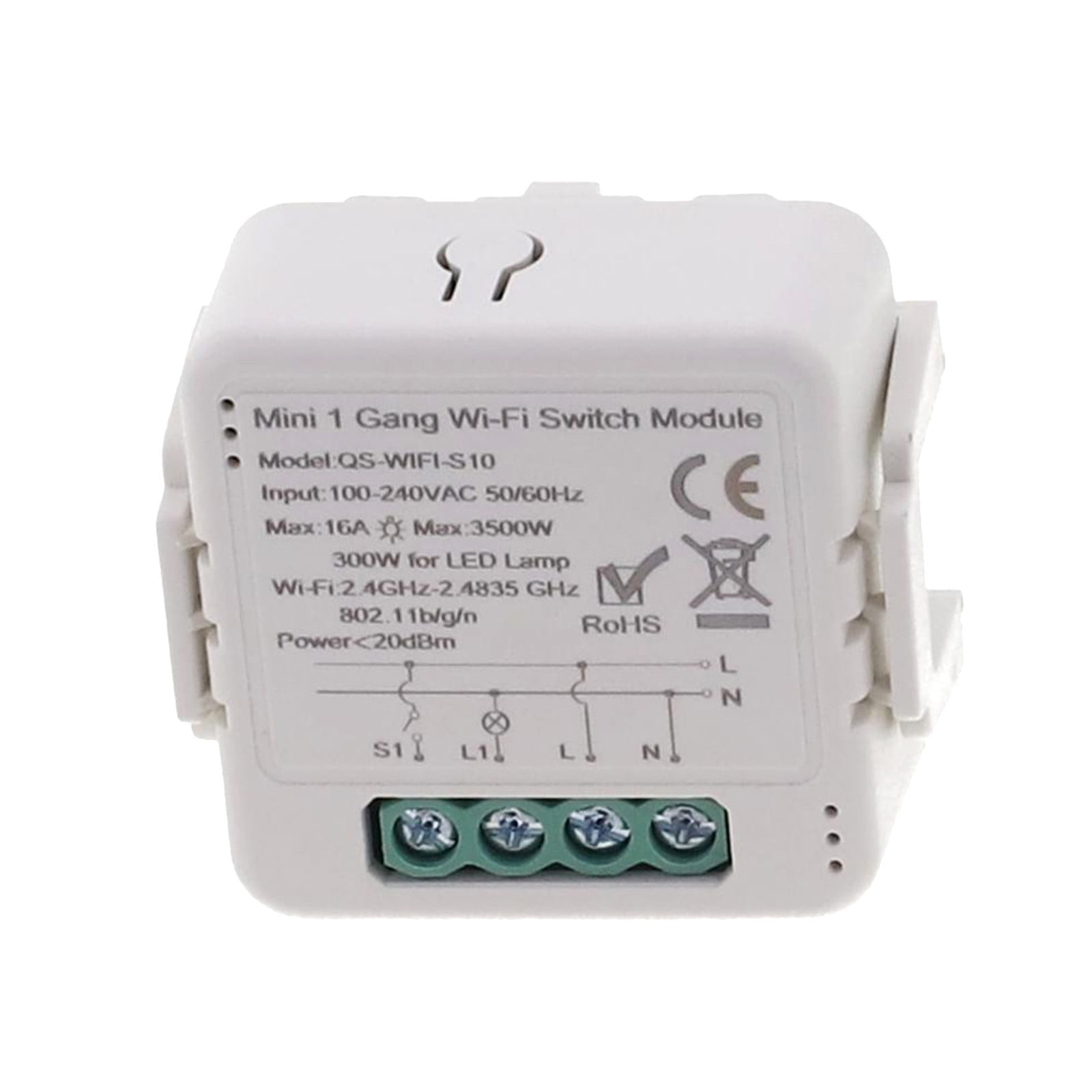 Haimni For Tuya Smart Wifi Switch Module 1/2/3 Gang Smart Breaker For ...