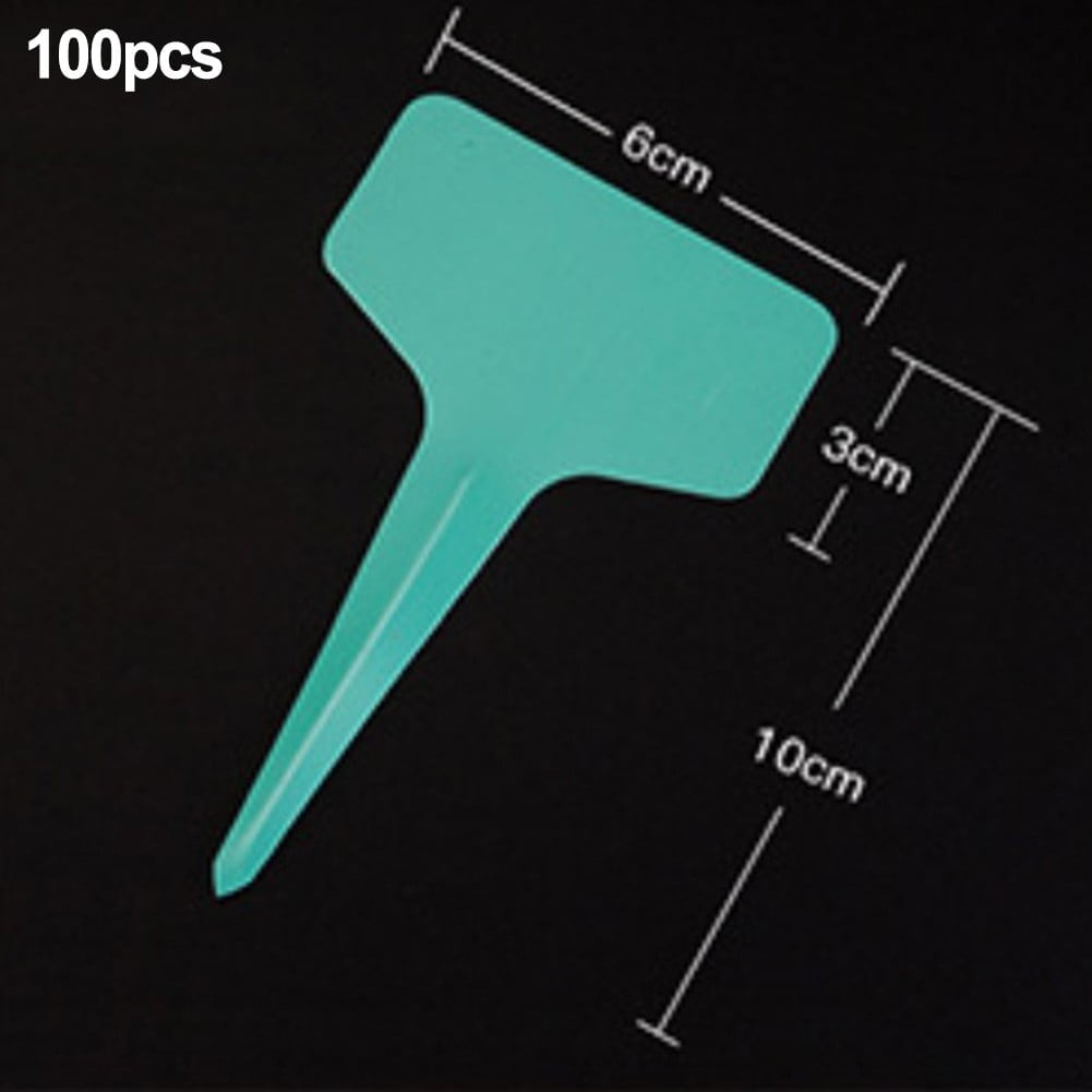 Haimni Garden Labels T Type Plant Tag Writing Board Nursery Markers ...