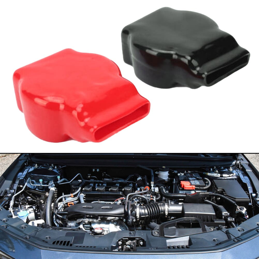 Haimni Hot Battery Terminal Covers Positive Negative Top Post Cap ...