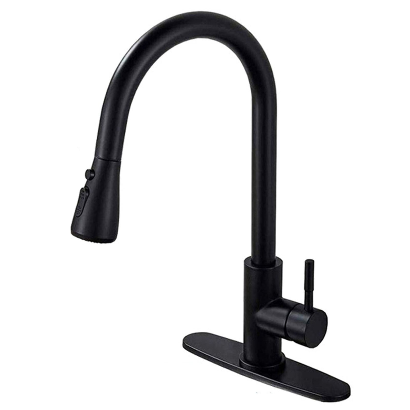 Haimni Kitchen Faucet Pull-Out Hot And Cold Telescopic Sink Stainless ...