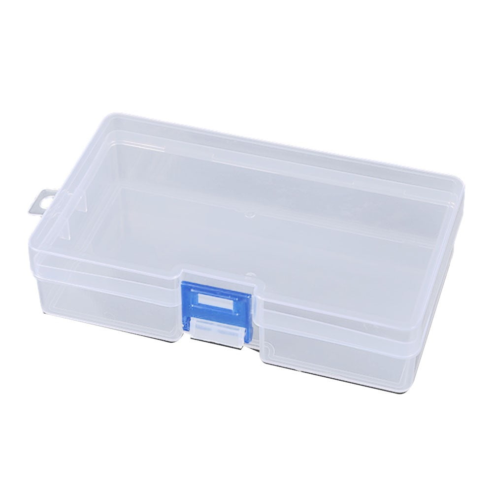 Haimni Latch Box Transparent Visible Storage Plastic Clear Square ...