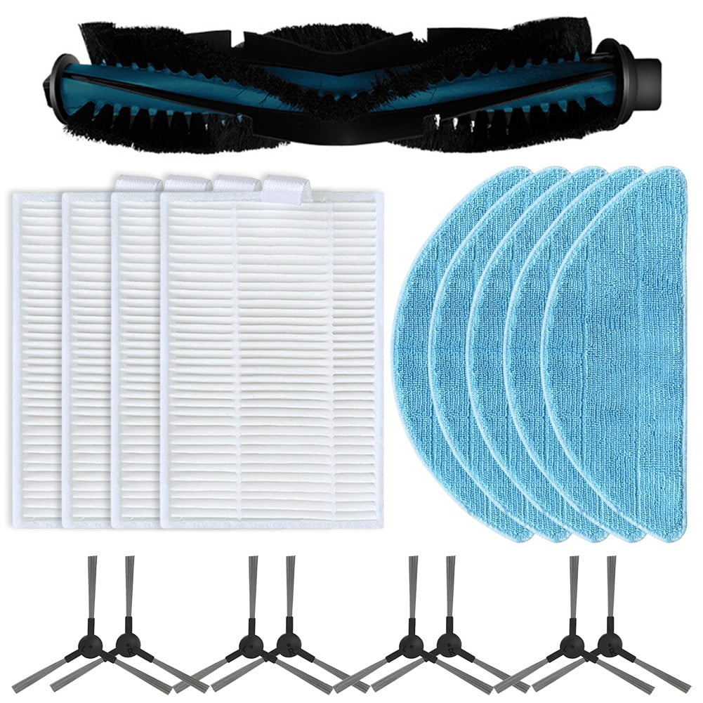 Haimni Main Side Brushes Mop Cloth Filter For Clever&Clean L-Series 707 ...