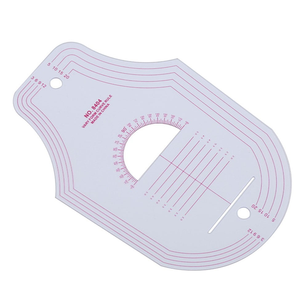 Haimni Multi Functional Patchwork Ruler Plastic Curve Sewing Ruler ...