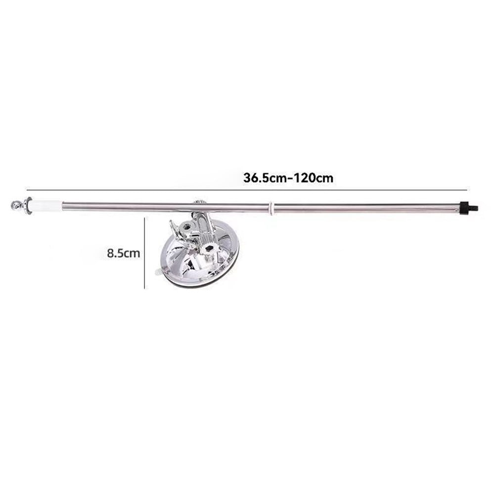 Haimni New Practical Flagpole Holder Flagpole Stand Telescopic Pole Car Stainless Steel Flag ...