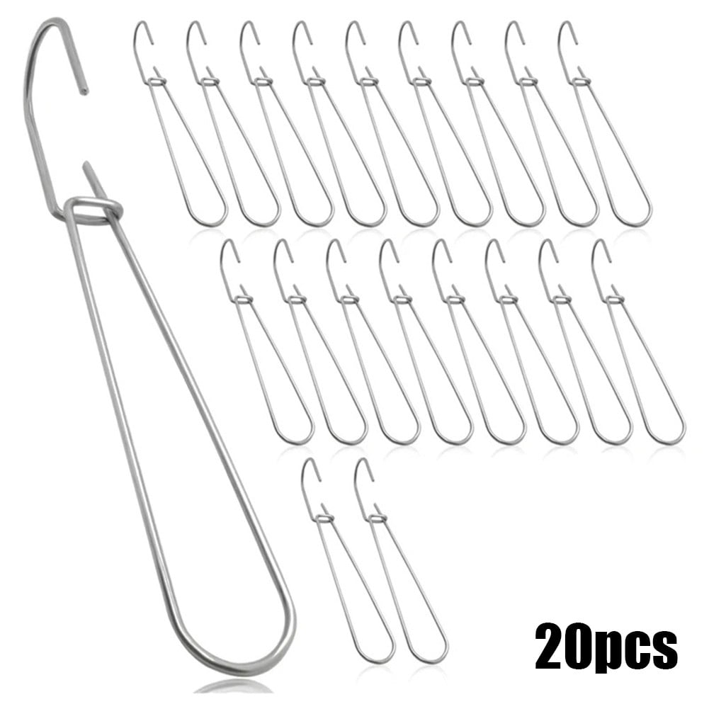 Haimni Pattern Hooks 20Pcs Metal Pattern Hangers 7.3" Sewing Making ...