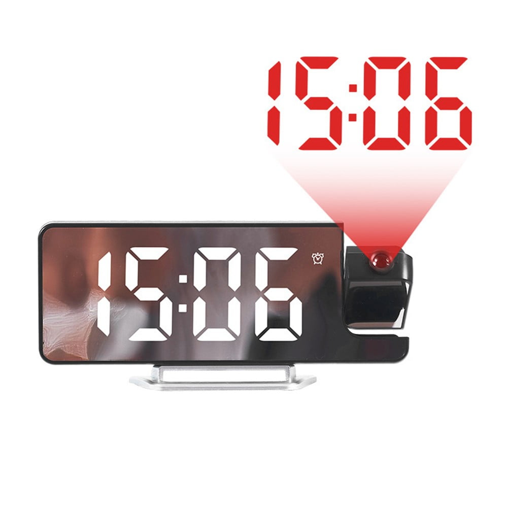 Haimni Plastic Display Electronic Clock Led Projection Alarm Clock ...
