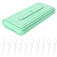 Flossaid FHR Original Dental Floss Holder, Angled Head, Long Handle, 4 ...