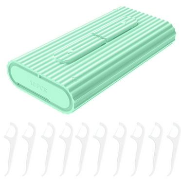 Flossaid FHR Original Dental Floss Holder, Angled Head, Long Handle, 4 ...