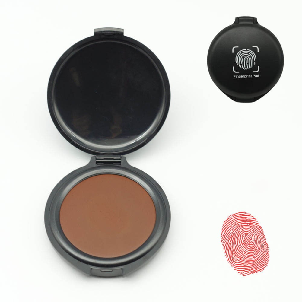 Haimni Portable Lightweight Fingerprint Ink Pad For Identification Card ...