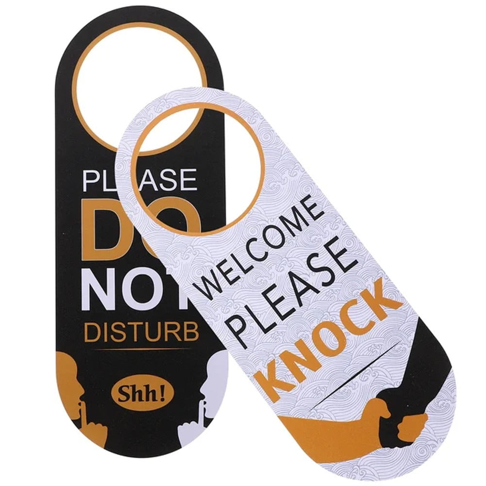 Haimni Premium Pvc Double Sided Do Not Disturb Sign For Offices Clubs ...