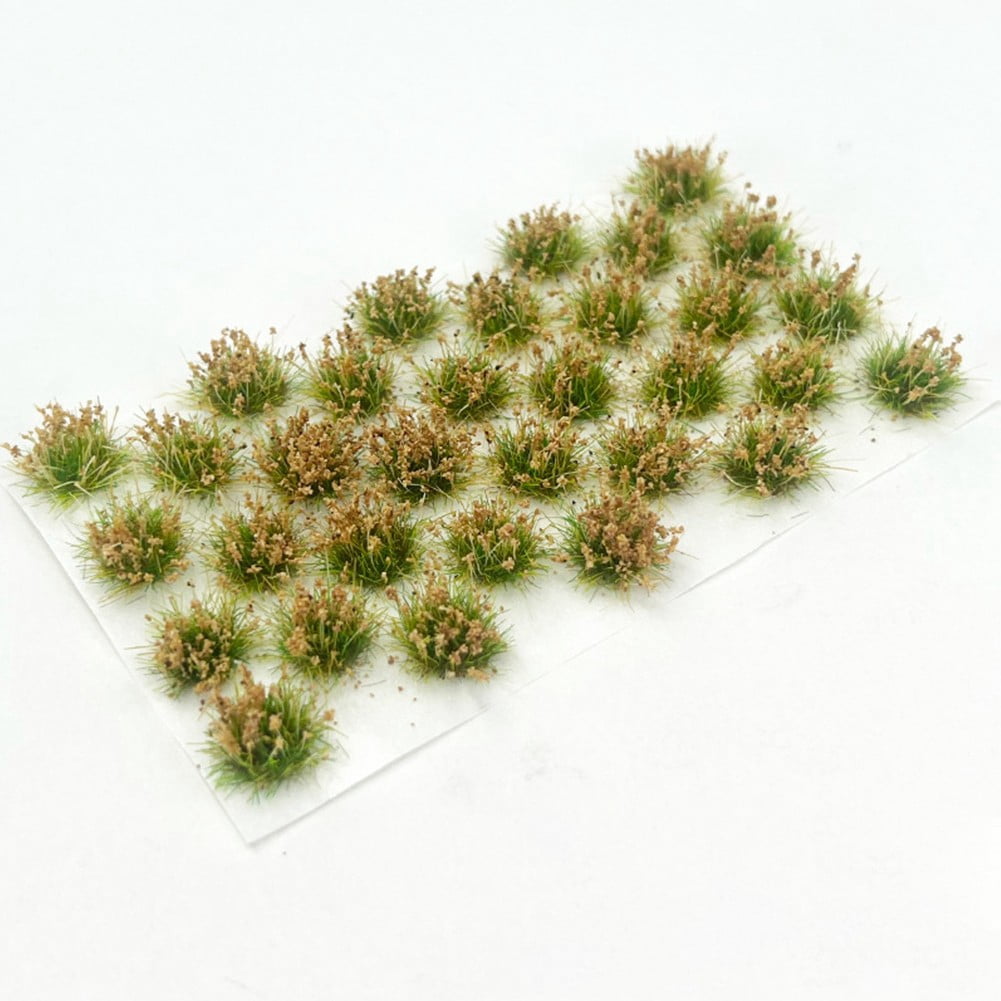 Haimni Self-Adhesive Static Grass Tufts Miniature Scenery Wildflowers ...