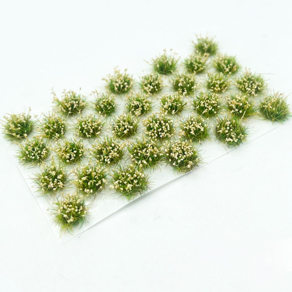 Haimni Self-Adhesive Static Grass Tufts Miniature Scenery Wildflowers ...