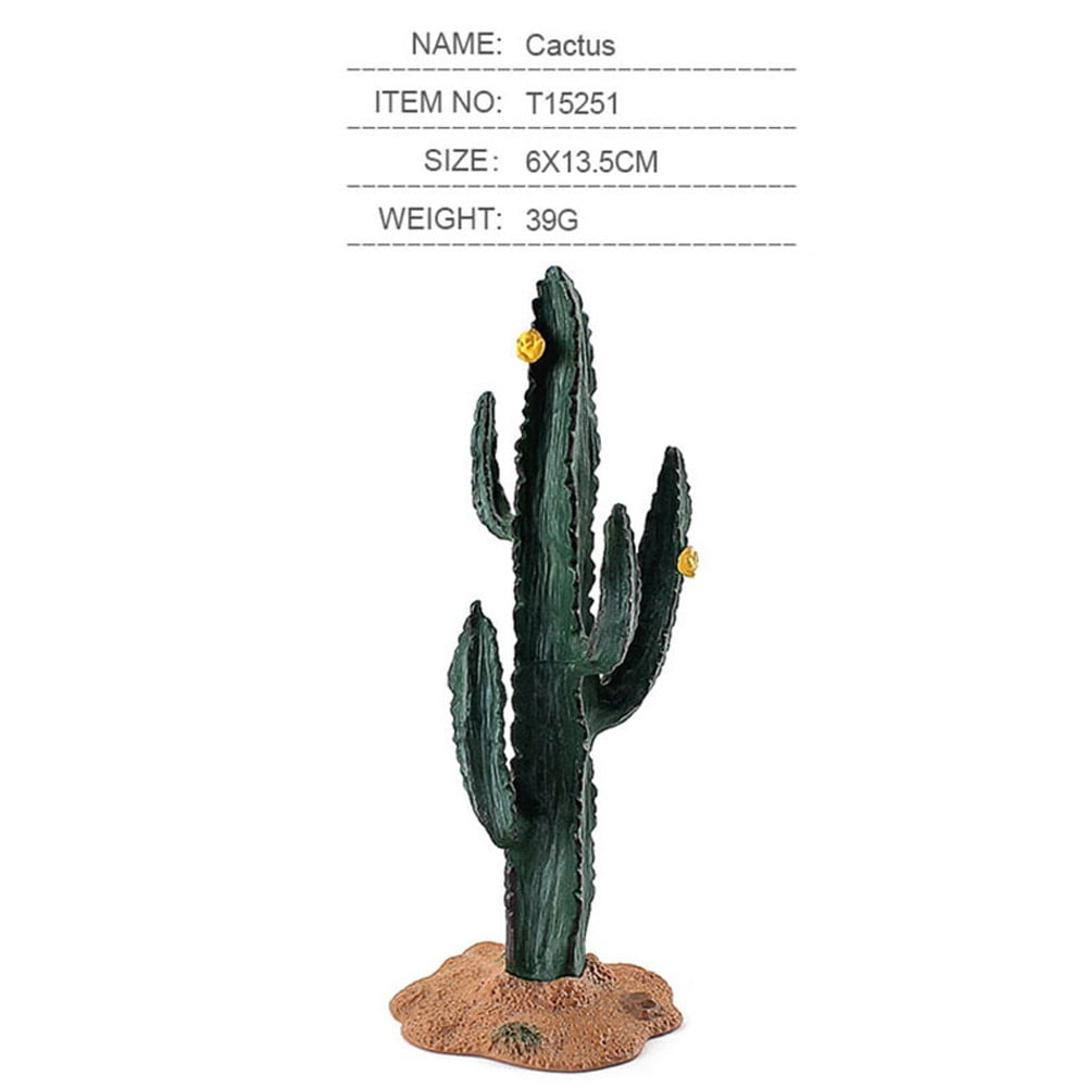 Haimni Simulated Green Plant Cactus Tree Baobab Tree Model Ornaments ...