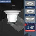 Haimni Squatting Toilet Odor Plug Squatting Pan Anti-Smell Plug Plastic ...