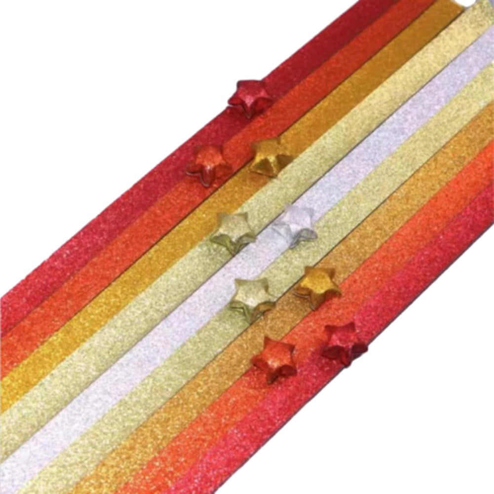 Haimni Star Origami Gradient Color Fivepointed Star Origami Glitter Diy ...