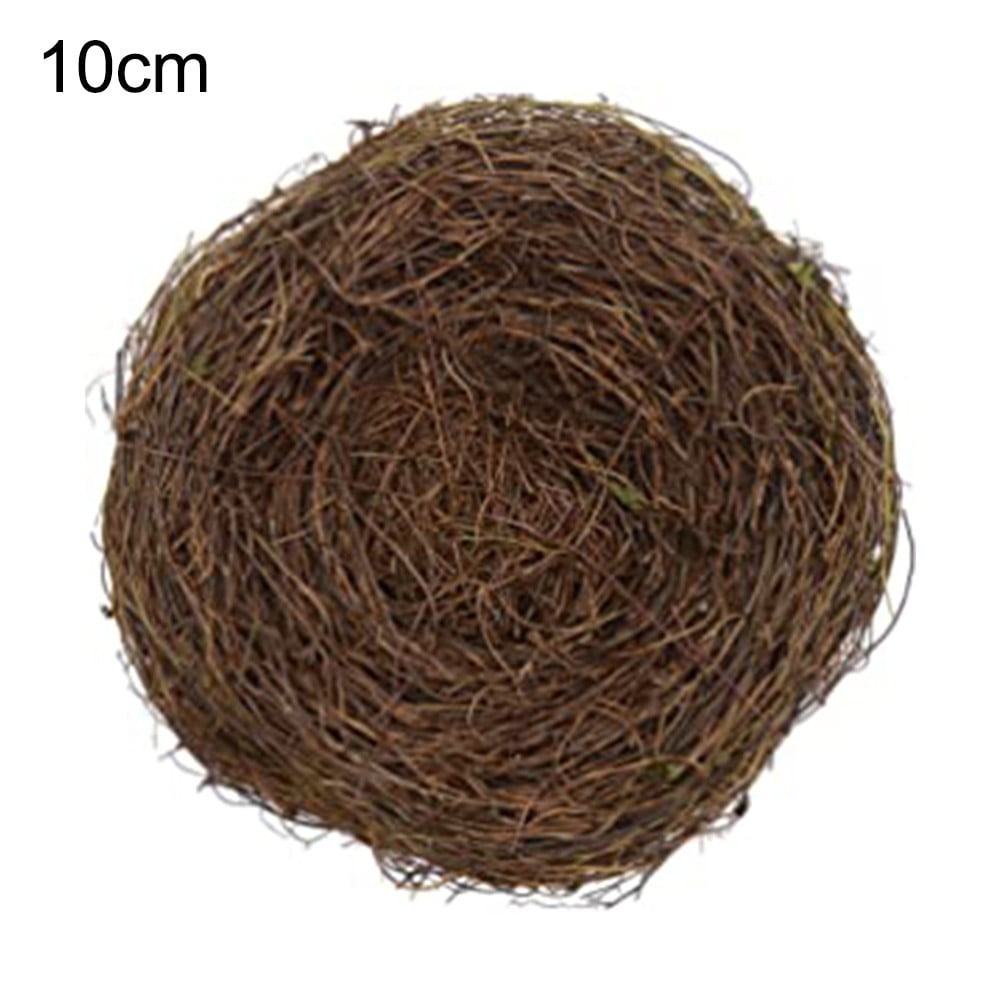 Haimni Straw Round Rattan Bird Nest Parrot Cages Parrots Pigeons Warm ...