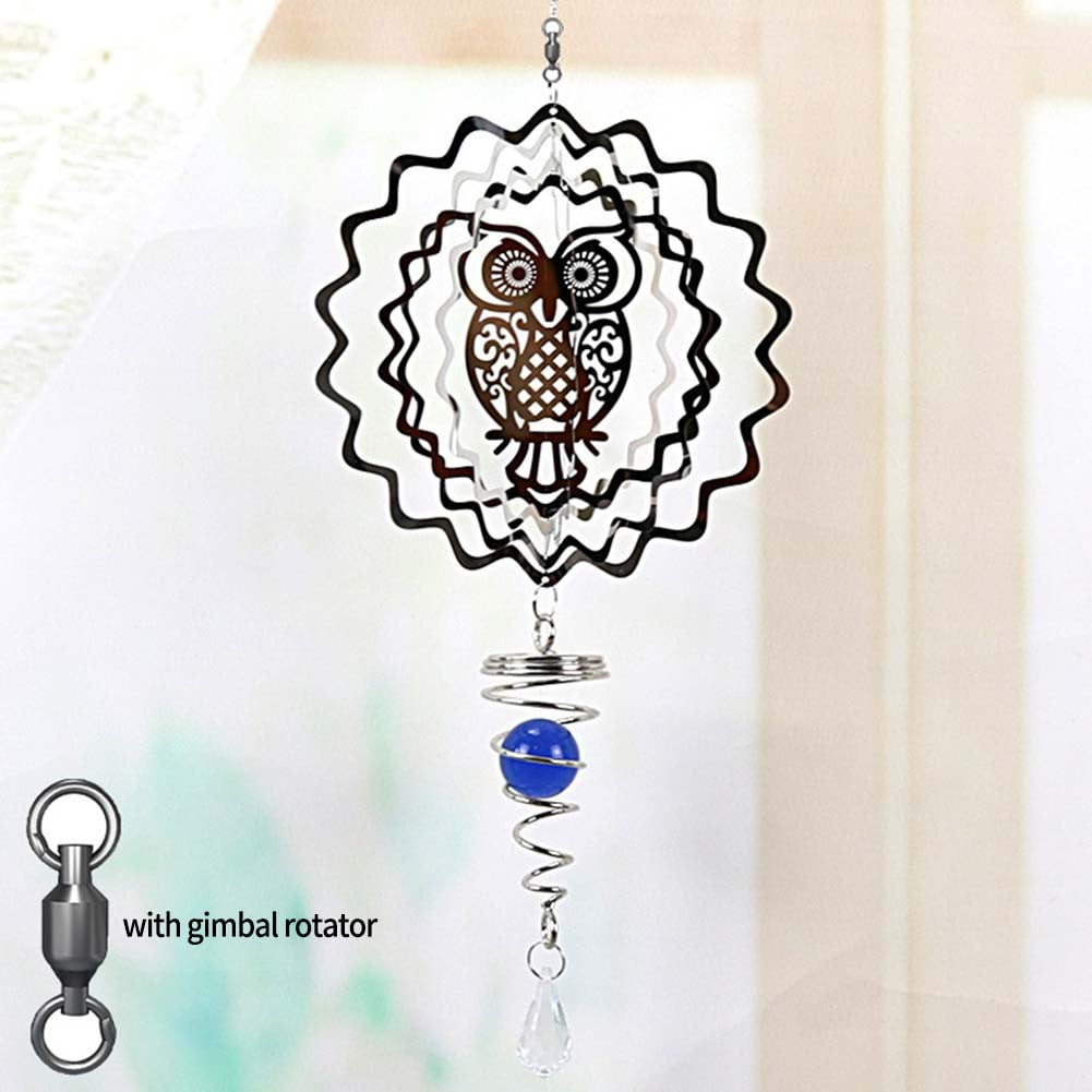 Haimni Wind Spinner With Crystal Ball Enhance Your Home With Beautiful ...
