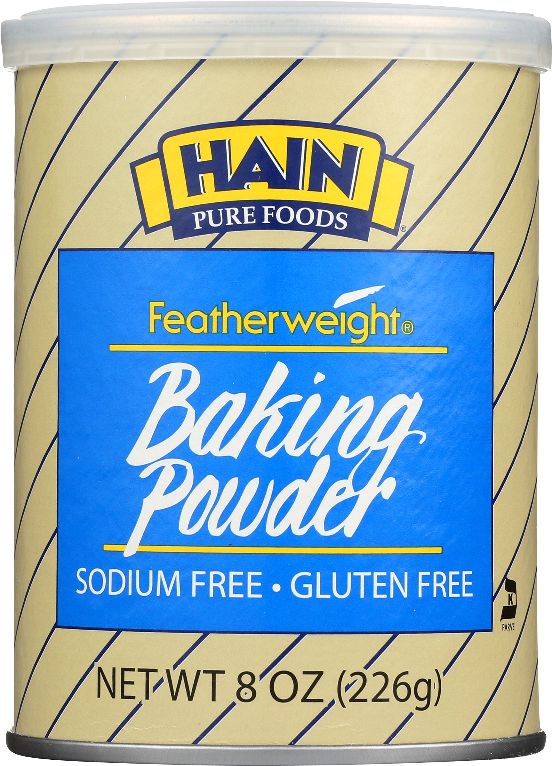 Hain Pure Foods Gluten-Free Featherweight Baking Powder, 8 oz. HW3 ...