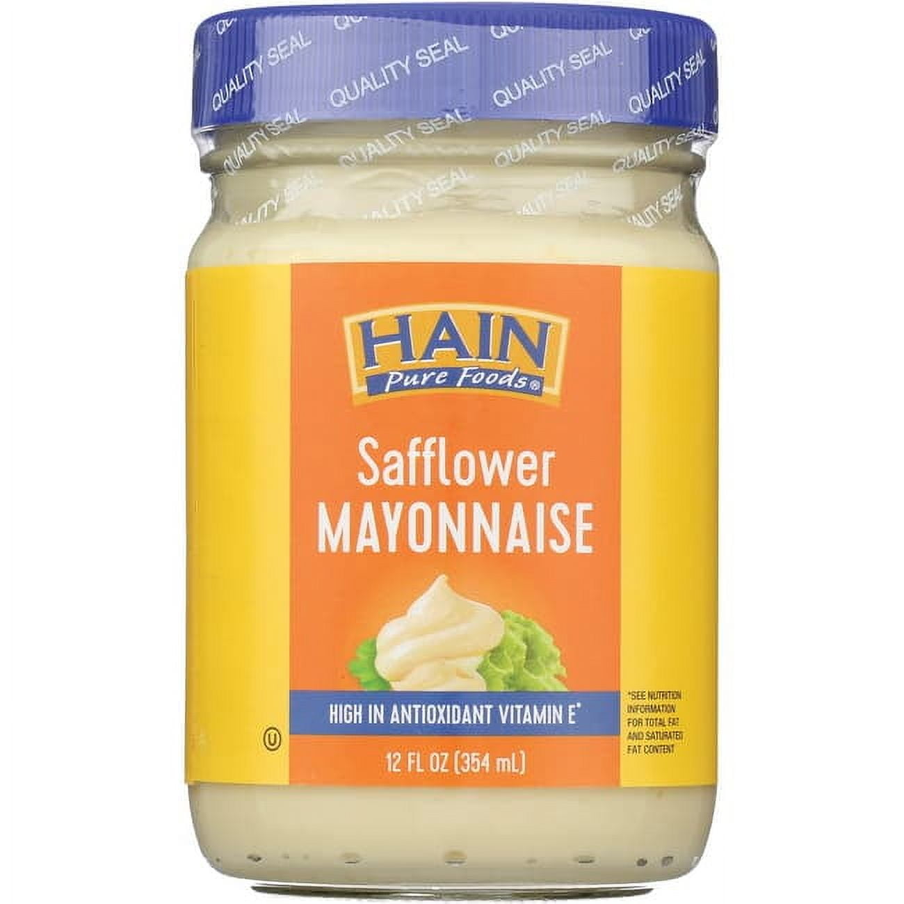 Hain Pure Foods Safflower Kosher Mayonnaise, 12 Oz - Walmart Business Supplies