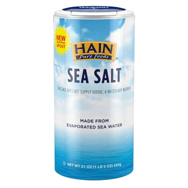 Morton Sea Salt Fine Sea Salt, 17.5 oz (Pack of 12) - Walmart.com