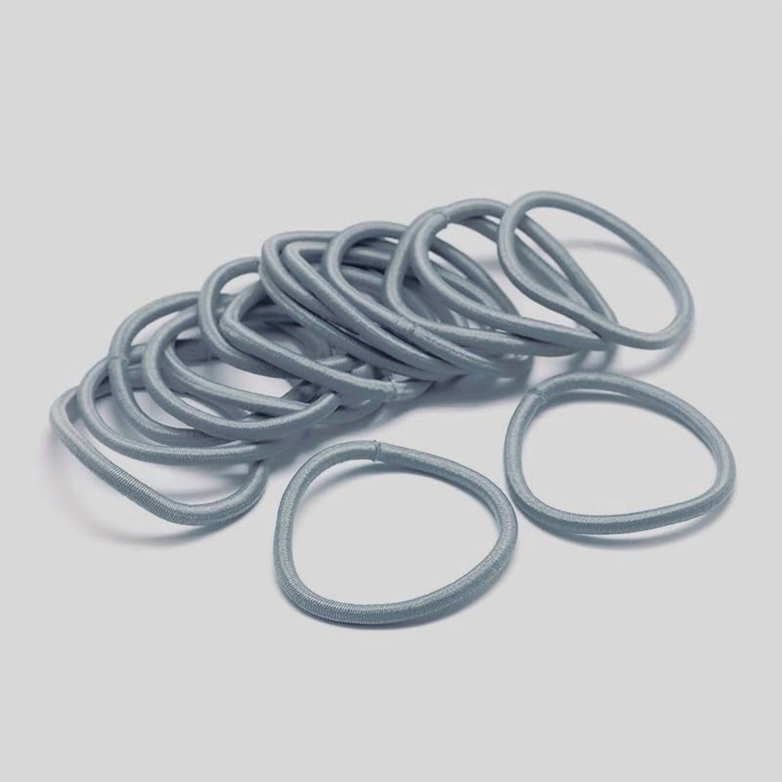 Hair Accessories Nylon Thread Elastic Fiber Hair Ties Dark Gray 44mm ...