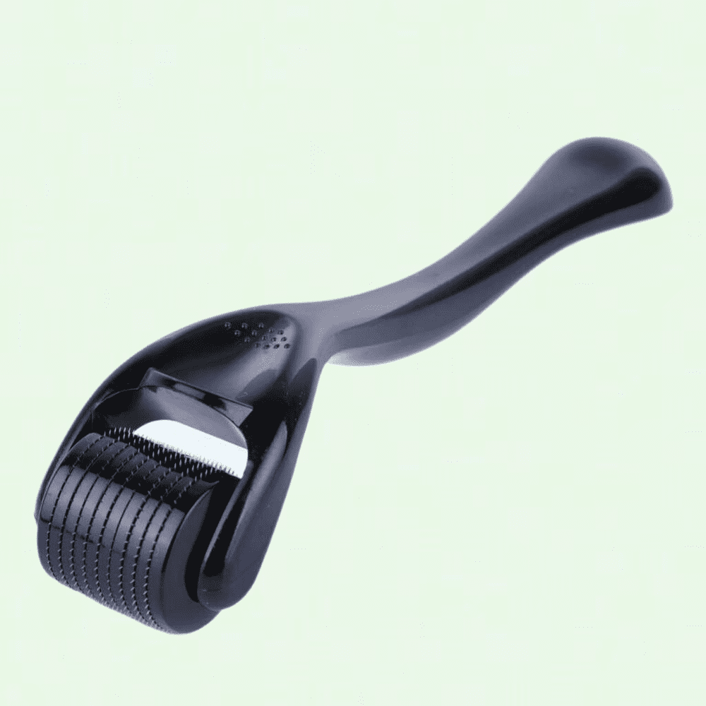 Hair & Beard Growth Derma Roller - 540 Titanium Microneedling Pins for ...