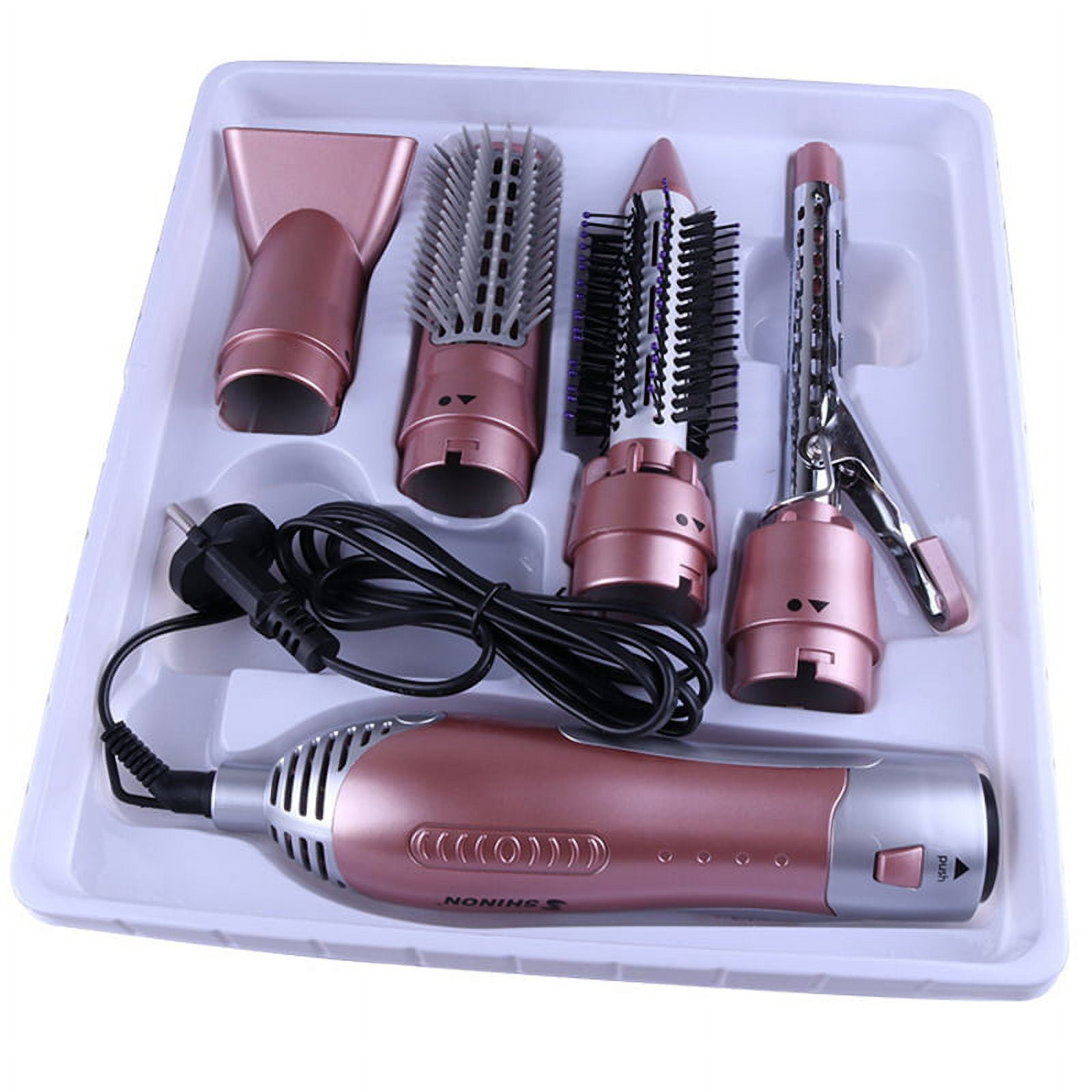 Hair Blow Dryer Brush 4-In-1 Kit Hair Dryer With 4 Removable Blower ...