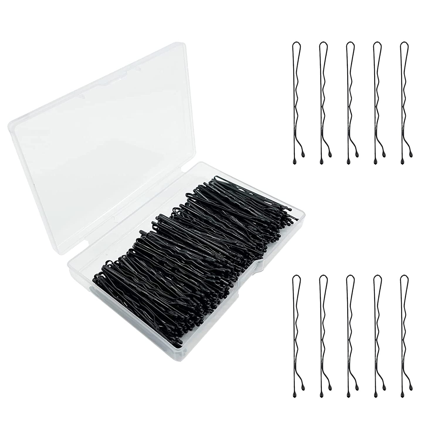 Hair Bobby Pins,200pcs Hair Pins Kit Clips with Box for Women,Girls and ...