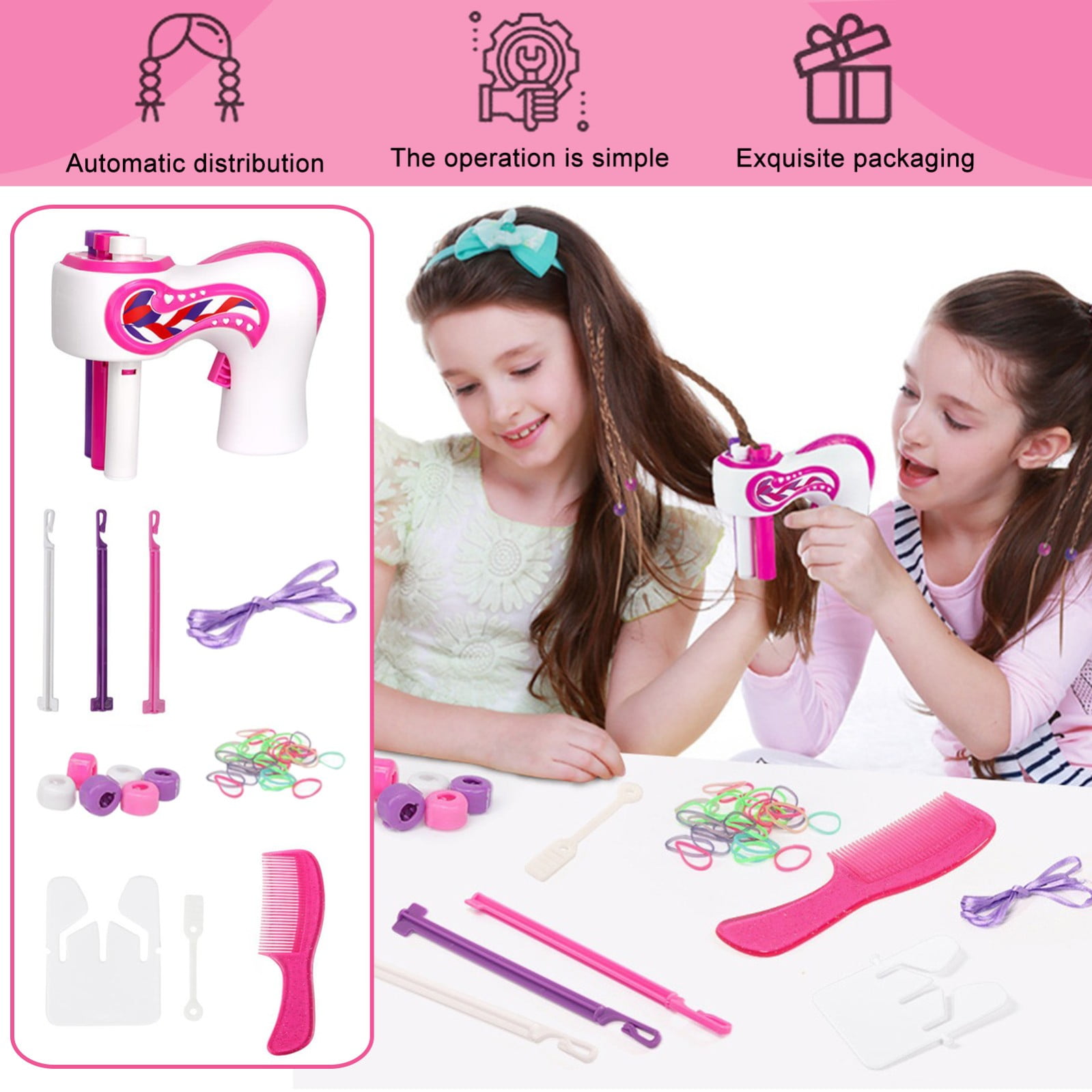 Hair Braiding Tools, Electric Hair Braider Machine Automatic Braiding ...