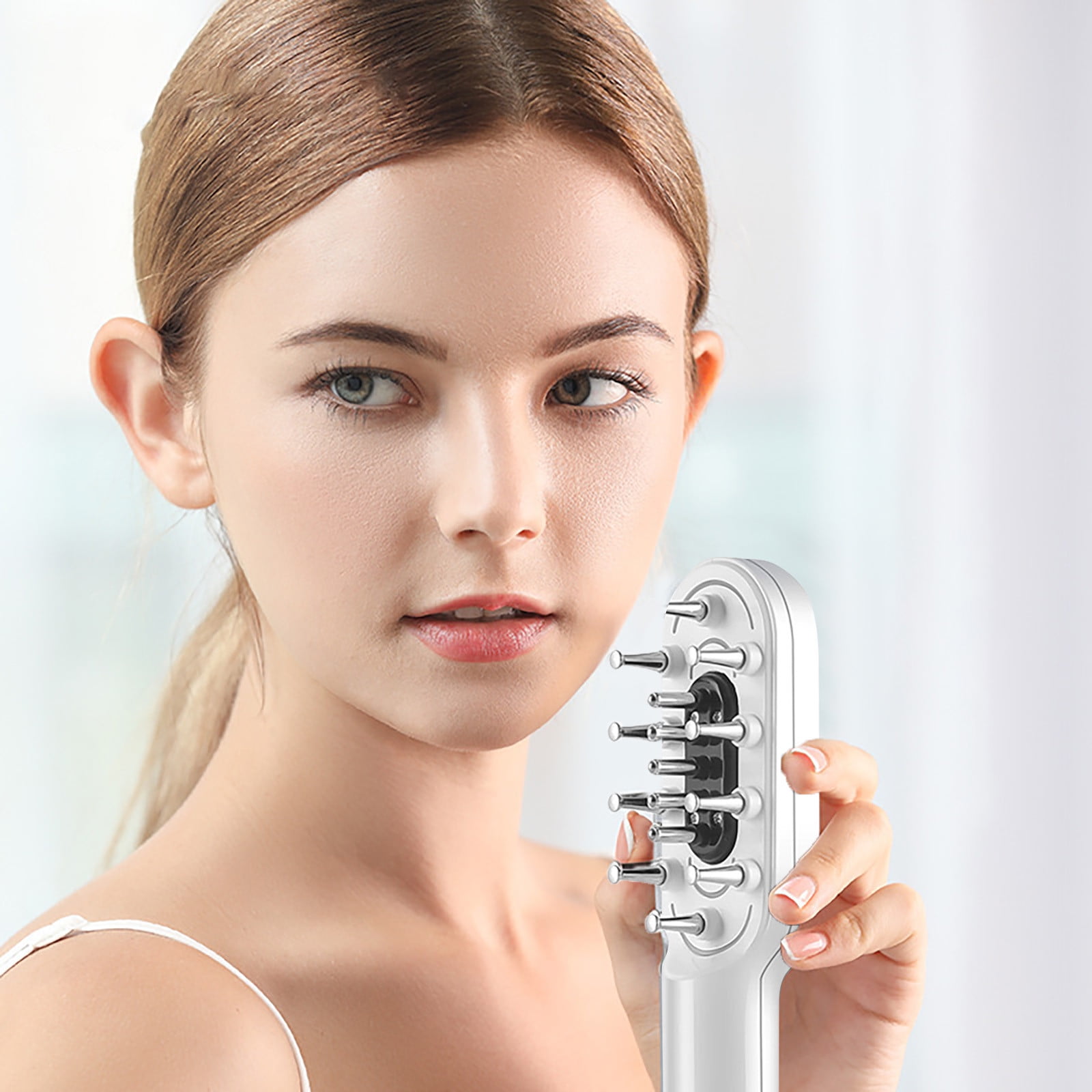 Hair Brush Comb Red Light Device for Hair Loss Growth Stimulation Scalp ...