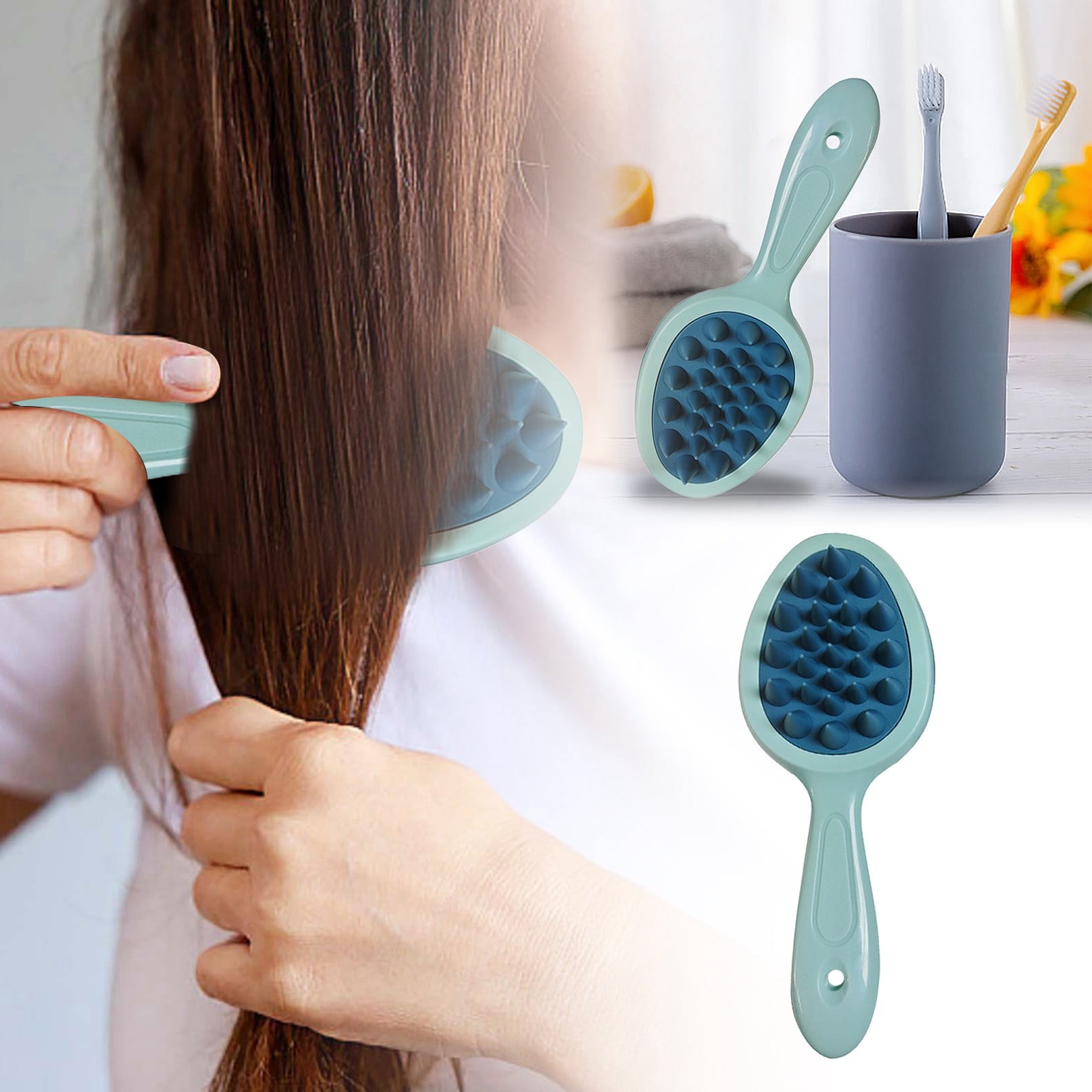 Hair Brush Detangling Comb for Smooth Knot- Hair Portable Massage ...
