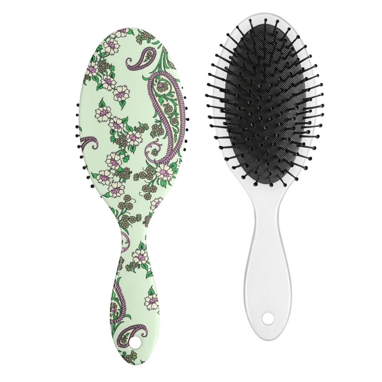Hair Brush Mandalaion Detangling Hair Brush with Artistic Geometric ...