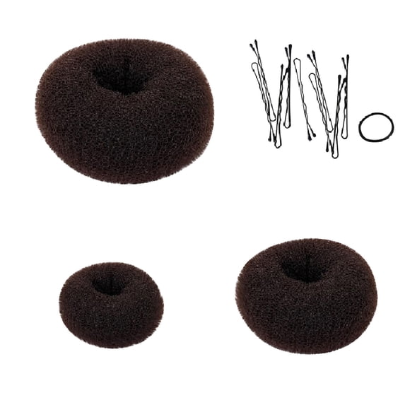 Hair Bun Maker Donut Set, Ballet Chignon Updo Styling Tool, Portable ...