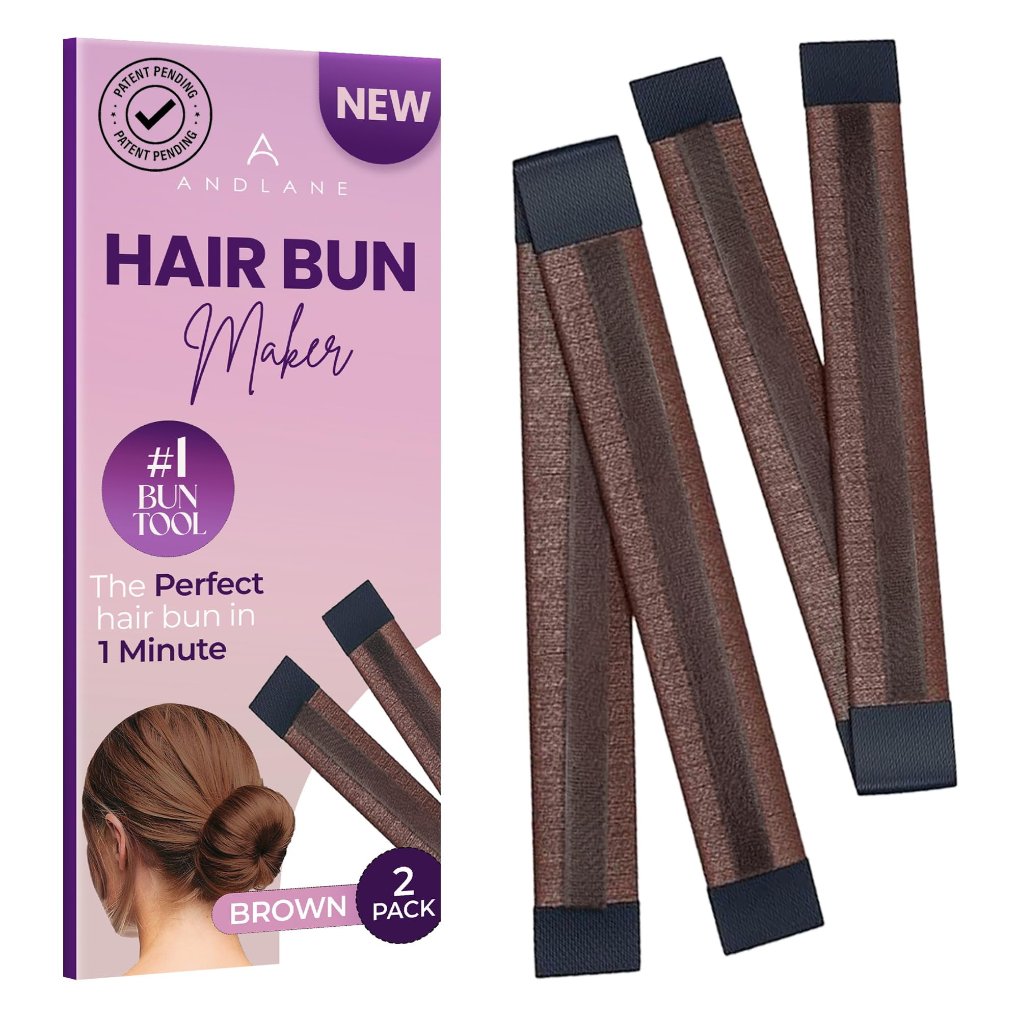 Hair Bun Maker and Accessories for Women and Kids - Easy Clip for Long ...