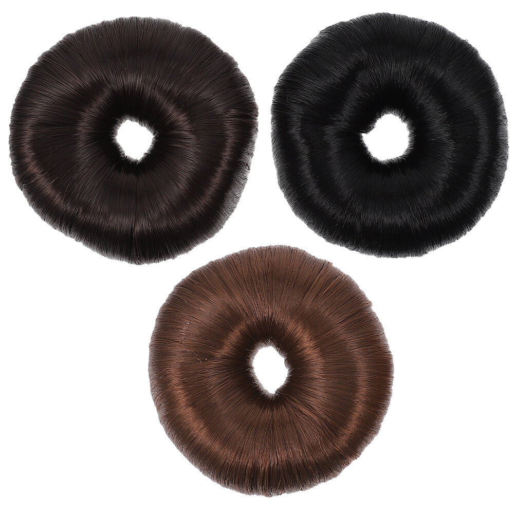 Hair Bun Wig Ponytail Chignon Holder Extension Scrunchies Donut ...