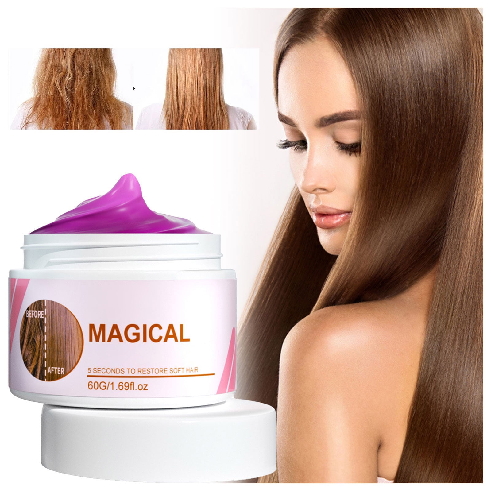 Hair Care Keratin Hair Steam Silky Perm Dye Hair Moisturizing Hydrating ...