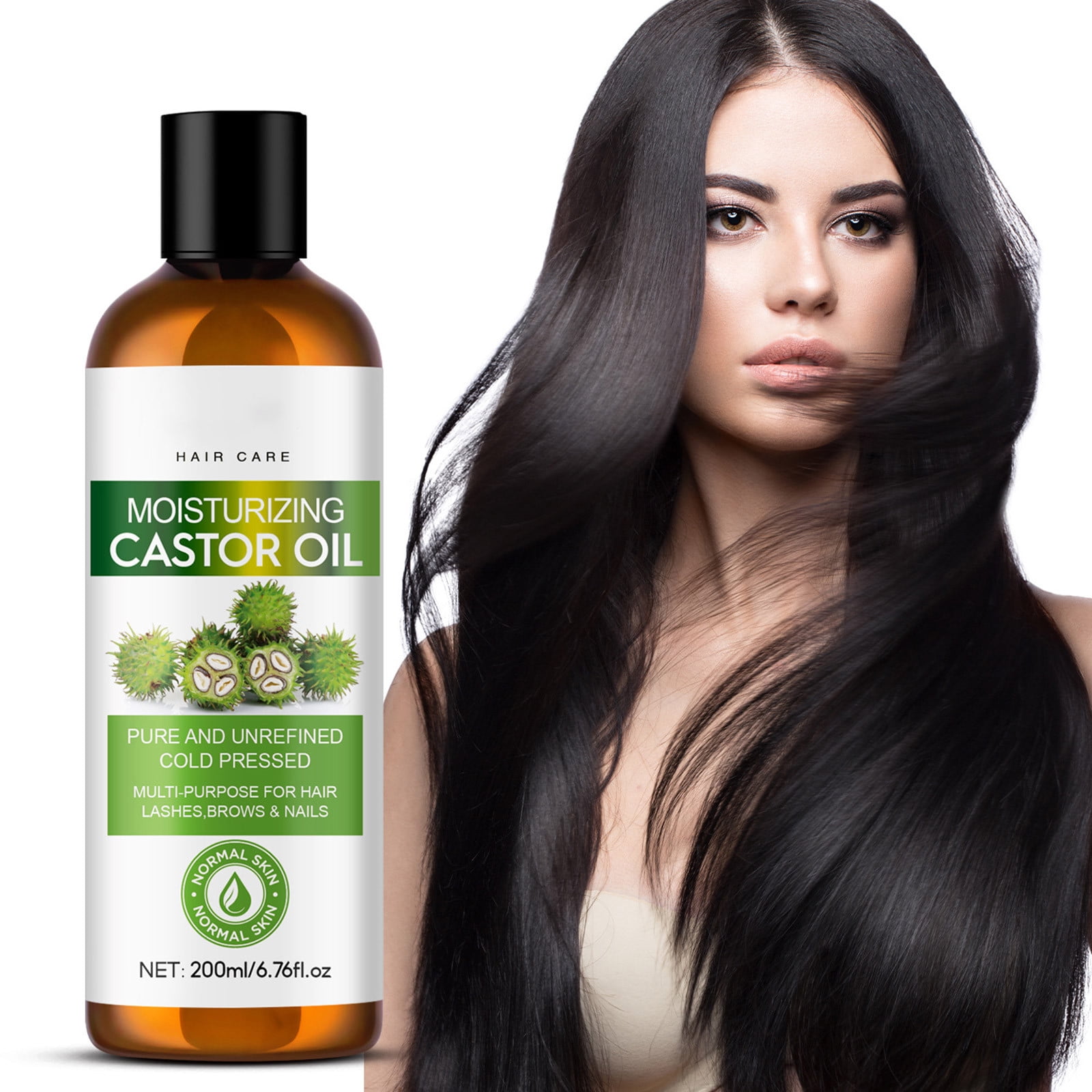 Hair Care Moisturizing Castor Oil Pures And Unrefined Cold Presseds ...