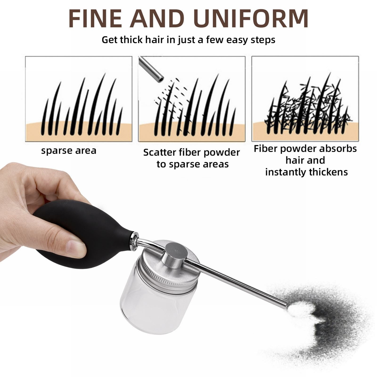 Hair Care Powder Spray Bottle Silicone Powder Spray Baby Powder Powder ...