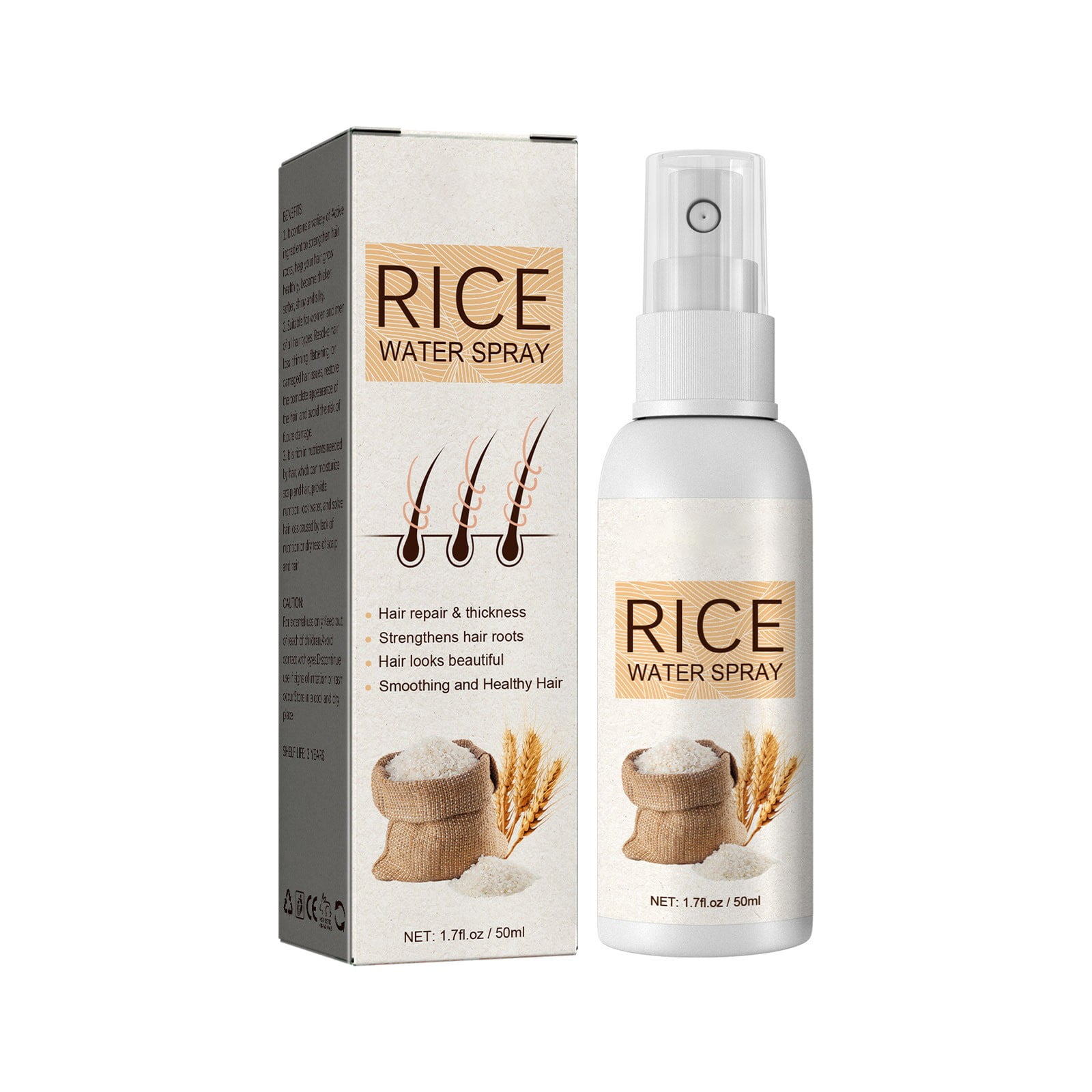 Hair Care Rice Dense Hair Spray Blusoms Hair Growth Formula Pray ...