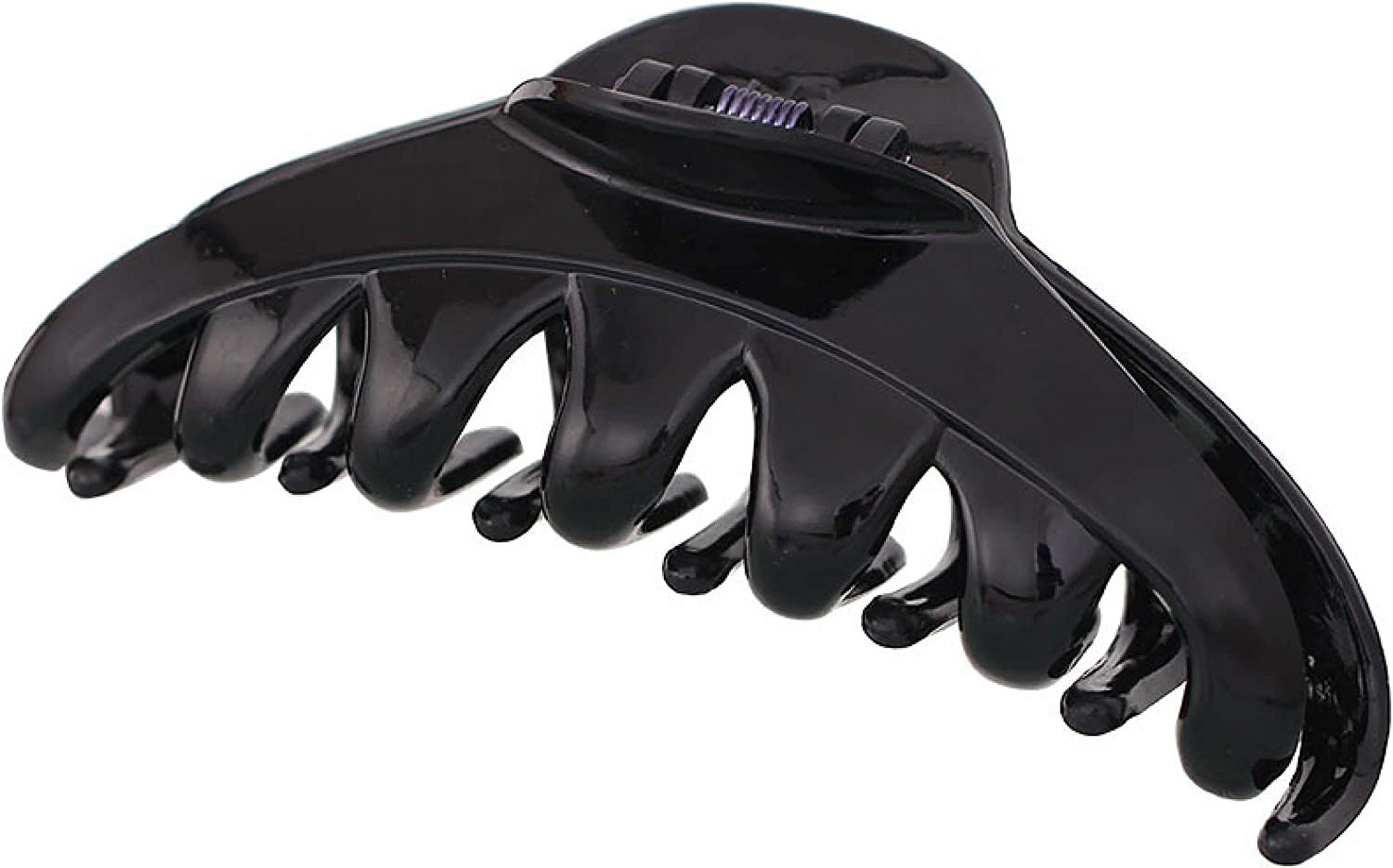 Hair Clamps 2Pcs Large Grab Clip Ponytail Hair Clip Black Hair Claw ...