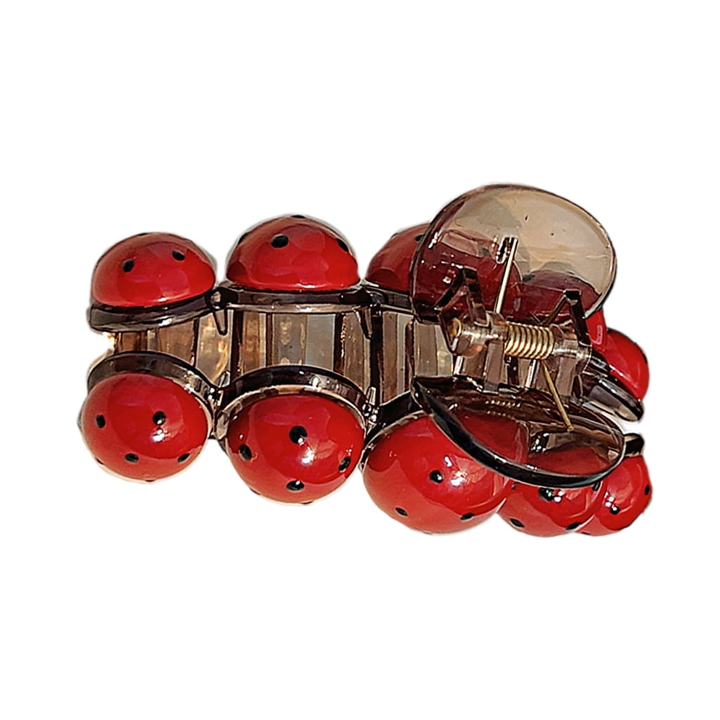 Hair Claw Clip Princess Theme Hair Jaw Clamps Cute Ladybird Hair Catch ...