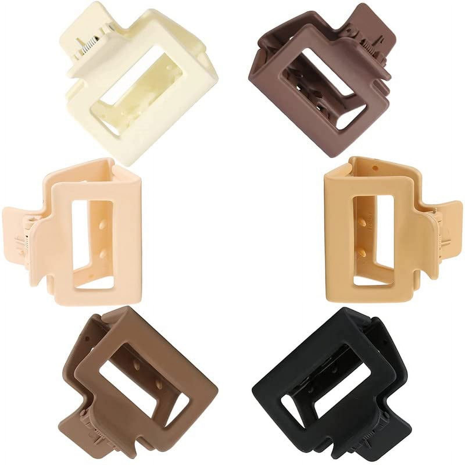 Hair Claw Clips 2 Inch Matte Rectangular Small Claw Clips For Thick ...