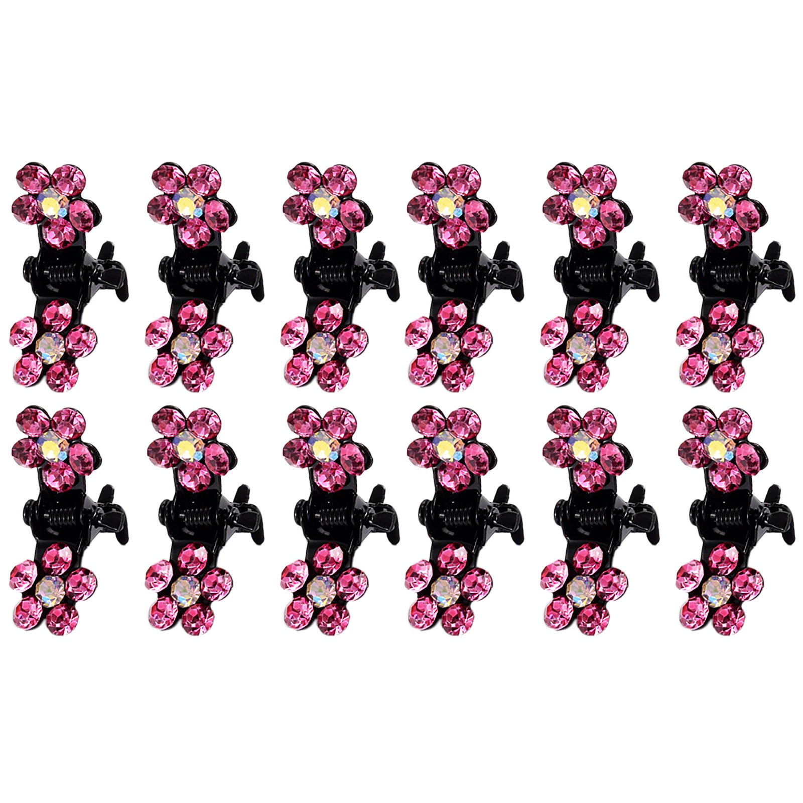 Hair Claw Clips,Mini Hair Clips No-Slip Grip Jaw Clips Glitter Teeth ...