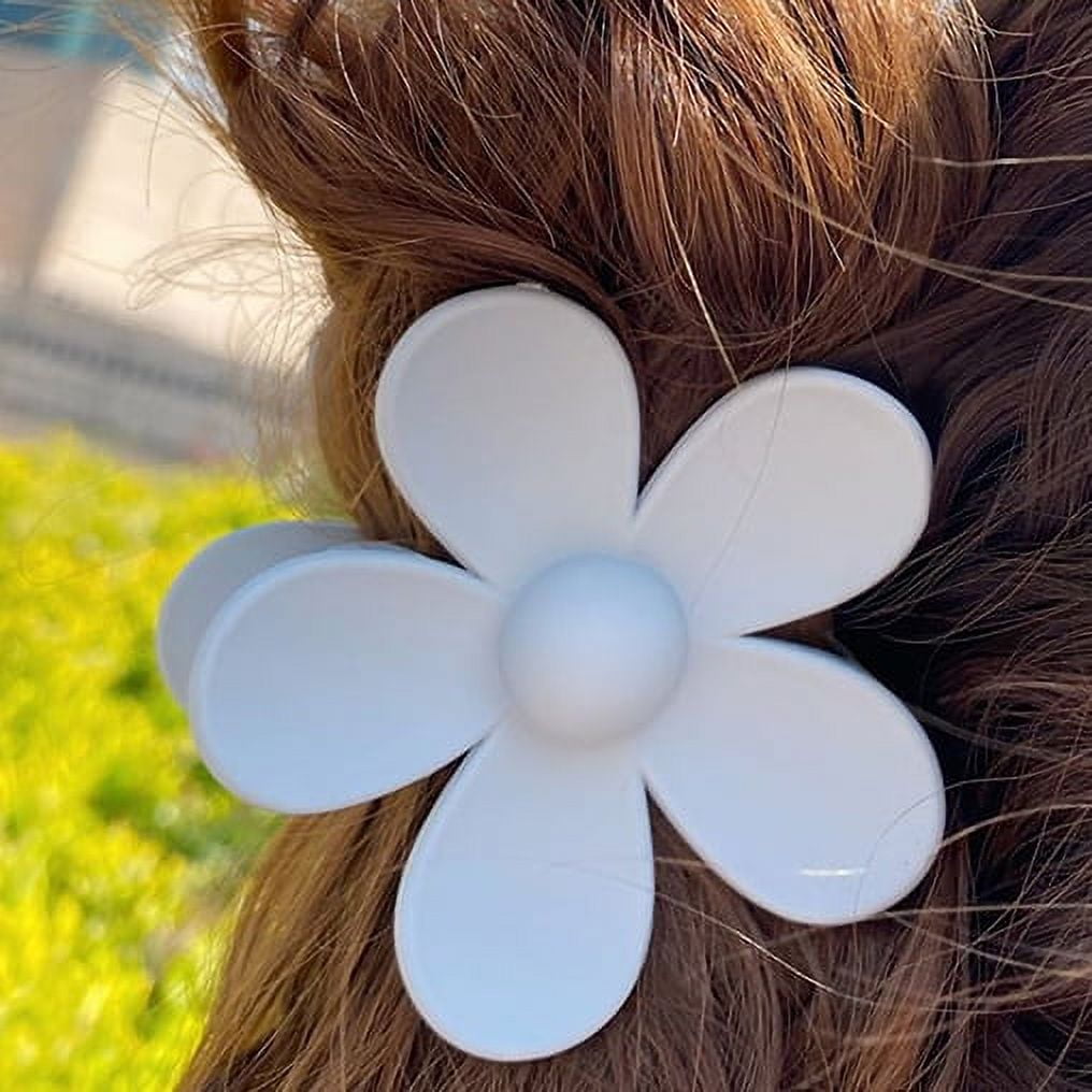 Hair Claws, Flower Hair Clips Barrettes Simple Cute French Design Hair ...